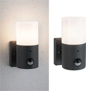 P 94648 Venkovní nástěnné svítidlo Tubs pohybové čidlo IP44 kruhové 105x130mm max. 15W 230V šedá mat kov/umělá hmota - PAULMANN