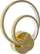 Toolight Toolight, LED nástěnné svítidlo APP1043-W, zlatá, OSW-06116
