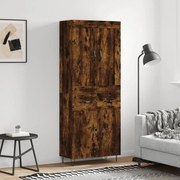 Skříň highboard kouřový dub 69,5 x 34 x 180 cm kompozitní dřevo