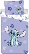Bavlněné ložní povlečení Lilo &amp; Stitch - motiv mimozemšťan Stitch - 100% bavlna - 70 x 90 cm + 140 x 200 cm