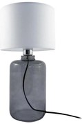 Zuma Line 5503WH - Stolní lampa SAMSUN 1xE27/40W/230V bílá/černá