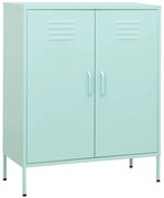 Úložná skříň mátová 80 x 35 x 101,5 cm ocel