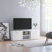 TV stolek bílý 120 x 34 x 37 cm kompozitní dřevo