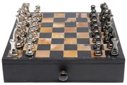 Kare designové šachy Chess Antique