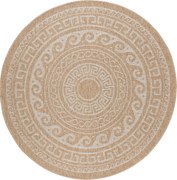 Ayyildiz, AKCE: 160x160 (průměr) kruh cm Kusový koberec Comilla 887 Beige kruh, béžová, chodba / předsíň