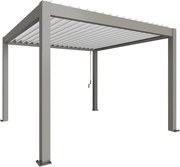 Biohort Pergola 3,5 x 3,5 křemenově šedá/bílá 367,5 x 367,5 cm