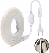 Led pásek Neon Cob 10M 220V 288 diod/m 6000K Bílý Studený Homogenní 12MM