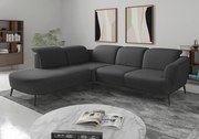 XXXLutz ROHOVÁ SEDAČKA, textil, tmavě šedá Sit & More - Sedací soupravy - 000144018579