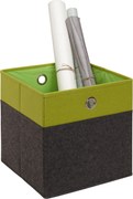XXXLutz SKLÁDACÍ KRABICE, kov, textil, karton, 32/32/32 cm Carryhome - Boxy do regálů & krabice do regálů - 007968009102