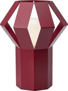 Červená kovová stolní lampa s kovovým stínidlem (výška 27 cm) Octa – Markslöjd
