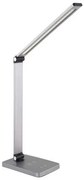 Stolní lampa Platinet 10 W, bezdrátové nabíjení + USB, stříbrná