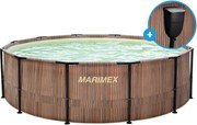 Marimex | Bazén Marimex Florida 3,66x0,99 m se zabudovaným skimmerem - motiv TEAK | 10340285