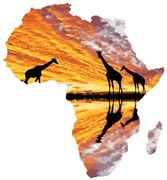 Malování podle čísel Africký kontinent M992182