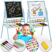 Magnetická otočná tabule Ricokids - modrá