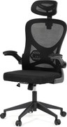 Ergonomická kancelářská židle ALEXANDRE - černá síťovina