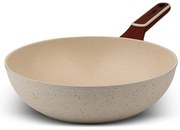 Pánev wok „Terrestrial” nepřilnavý povrch granit 28cm