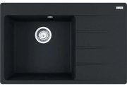 Franke Centro - Fragranitový dřez CNG 611-78 TL/2, 78x50 cm, matná černá 114.0637.513