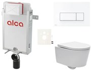 Cenově zvýhodněný závěsný WC set Alca k zazdění + WC SAT Brevis SIKOAW7