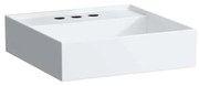 Laufen Kartell - Umývátko na desku 46x46 cm, se 3 otvory pro baterii, bílá H8153310001581
