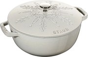 Staub Special Cocotte hrnec 24 cm/3,6 l bílá lanýžová, 112824107
