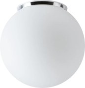 OS STY44987 STYX 2 stropní/nástěnné skleněné svítidlo chrom / bílá IP65 25W E27 - OSMONT