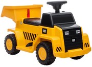HOMCOM Elektrický dětský traktor, hrací vozidlo s vyklápěcí ložnou plochou, klakson, jezdící traktor se světlometem, max. 3 km/h, pro děti od 1,5 do …