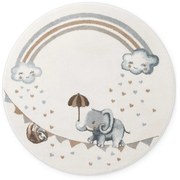 Krémový dětský koberec ø160 cm Walk like an Elephant Rainbow – Villeroy&Boch