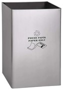 Sanela Nerezové koše - Odpadkový koš 77 l, nerez mat SLZN 49AB