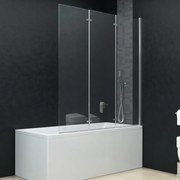 Skládací Sprchový Kout Se 3 Panely Esg 130 X 138 Cm