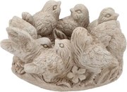 Cementový květináč mísa s ptáčky Saint antique Bird - 22*21*11 cm