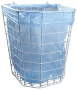 Drátěný odpadkový koš závěsný, objem 22 l