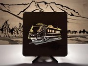 Li-Go "Pendolino" lampa 19x19cm provedení povrchu: jedle