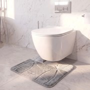 Kvalitex WC předložka geometrie šedá