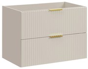 Comad Koupelnová skříňka pod umyvadlo Adel Cashmere 80 kašmír