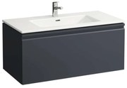 Laufen Pro S - Skříňka s umyvadlem, 100x50 cm, 1 zásuvka, matný grafit H8609654801041