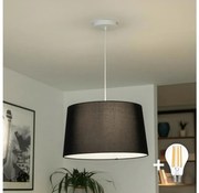 Brilagi - LED Lustr na lanku CERIA 1xE27/40W/230V pr. 45 cm černá