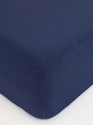 MK Lůžkoviny Jersey prostěradlo Classic 90 x 200 cm – tmavě modrá