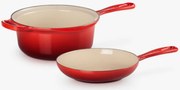Le Creuset - Sada rendlíku a pánve, objem 2,3 l, cerise 25044220602460