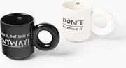 Sada stohovatelných porcelánových hrnků s dekorativním motivem Tutti, 2 díly