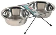 Zolux S.A.S. Miska nerez stojan+ 2 misky pes STEEL 1,3l Zolux