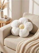 Sinsay - Dekorační polštář ve tvaru květu - bílá