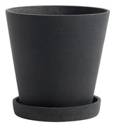 Květináč Flowerpot s podmiskou Black M HAY