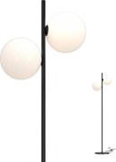 REDO 01-2652 TALIS stojací lampa V1700mm 2xE27 černá, bílá
