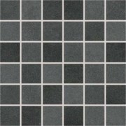 RAKO Extra - Mozaika 4,8x4,8 cm, černá DDM06725