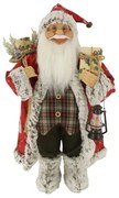 Dekorace Santa Claus Tradiční vzorovaný 60cm