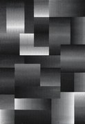 Ayyildiz, Kusový koberec Miami 6560 Black, 120x170, šedá, chodba / předsíň