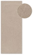 Béžový ručně tkaný vlněný běhoun 80x300 cm Calmio – Hanse Home