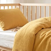 Celoroční mušelínové povlečení do postýlky Honey - GOTS Velikost: 95 x 130 + 45 x 65