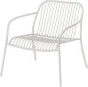 Světle šedé kovové zahradní křeslo Yua Wire – Blomus
