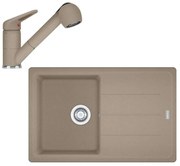 Franke Sety - Kuchyňský set G57, fragranitový dřez BFG 611-78 a baterie FC 9547.424, kašmír 114.0510.431